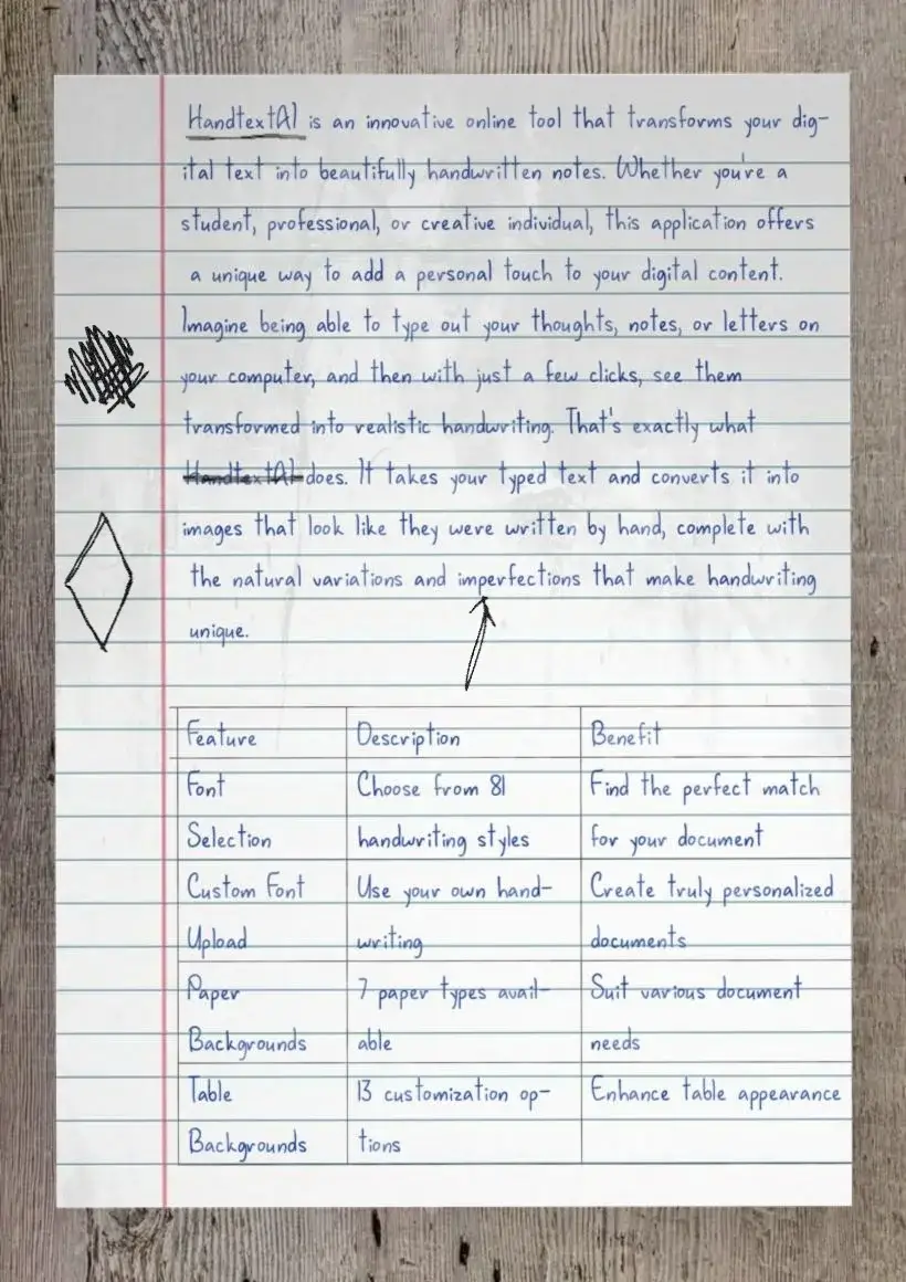 Text to Handwriting Converter - Create Realistic Handwritten Notes ...